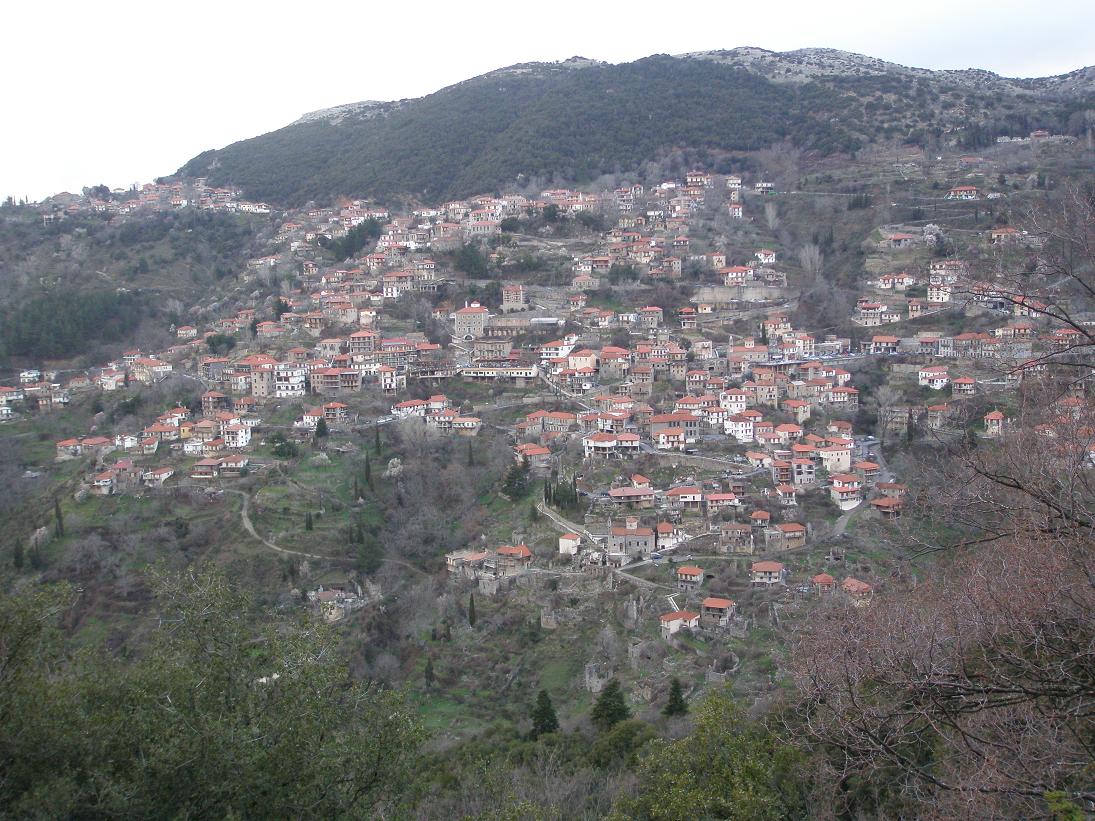 Panoramic view of Lagadia Arkadias Photo from Lagadia in Arkadia ...