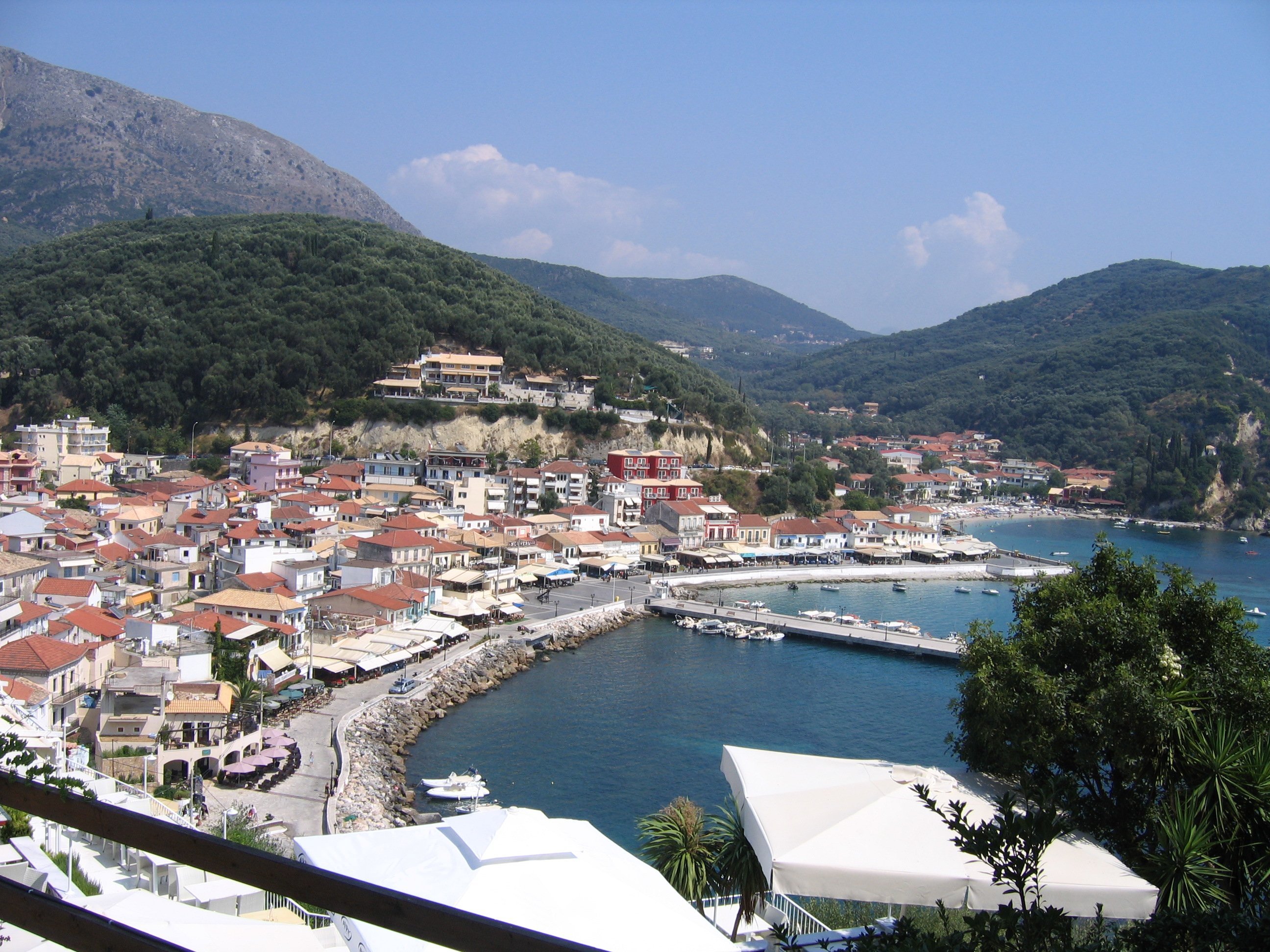 Parga From The Castle Photo from Parga in Preveza | Greece.com