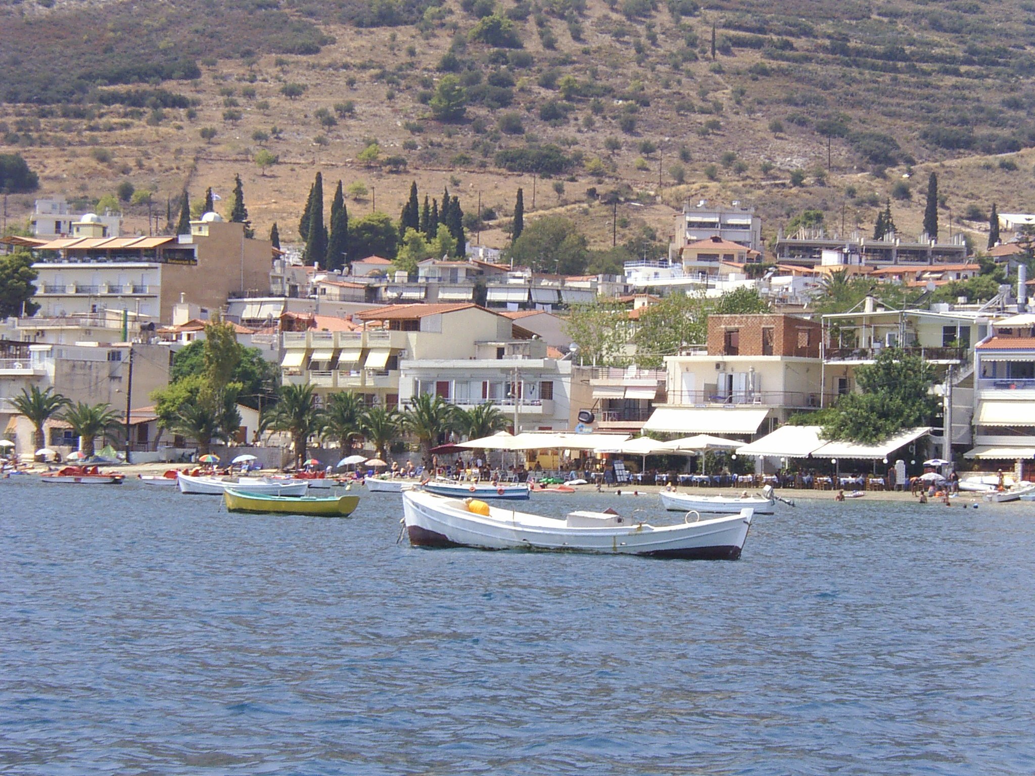 Tolo from a pedalo Photo from Tolo in Argolida | Greece.com