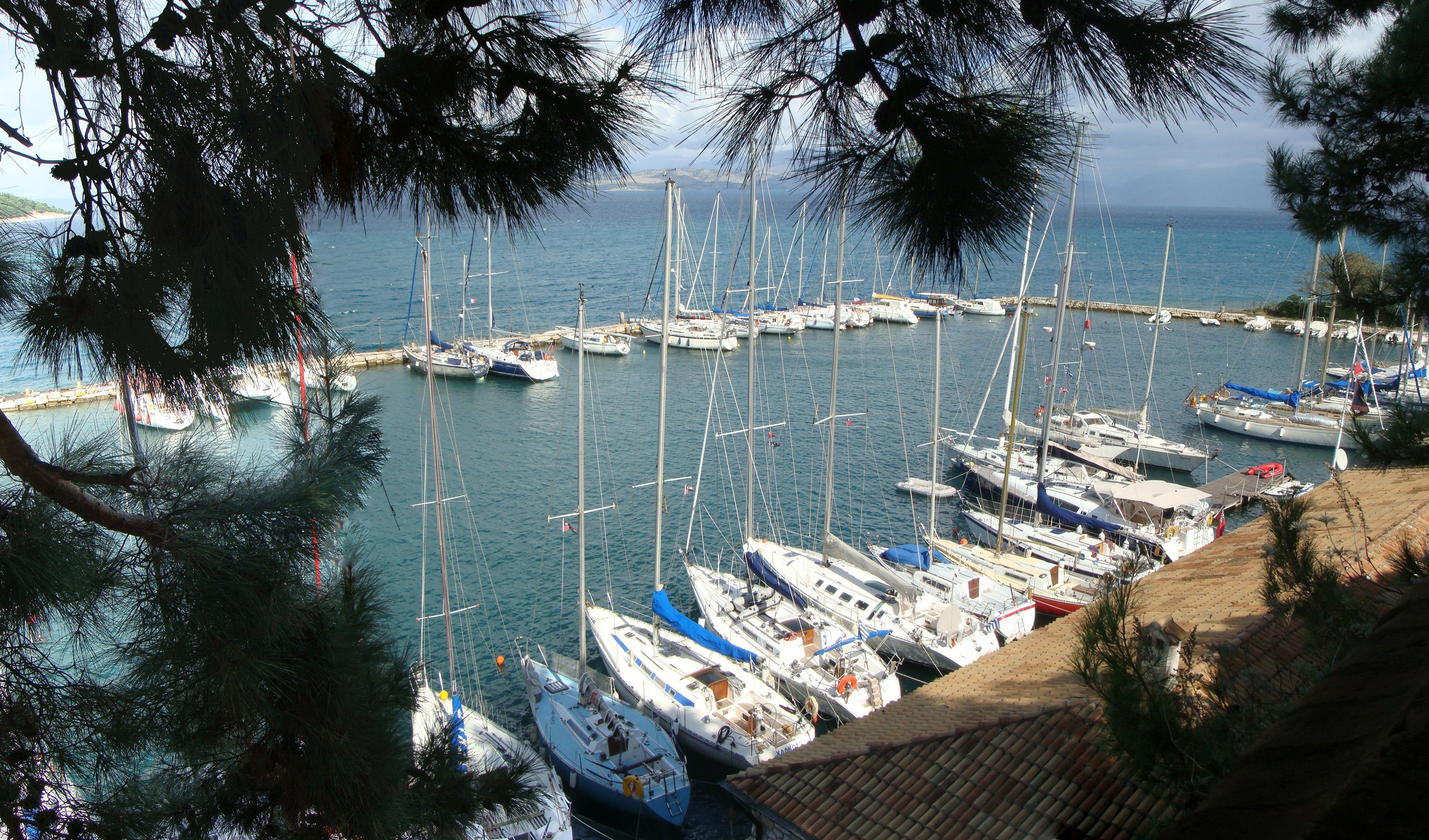 Mandraki Harbour, Corfu Town. Photo from Mandraki in Corfu | Greece.com