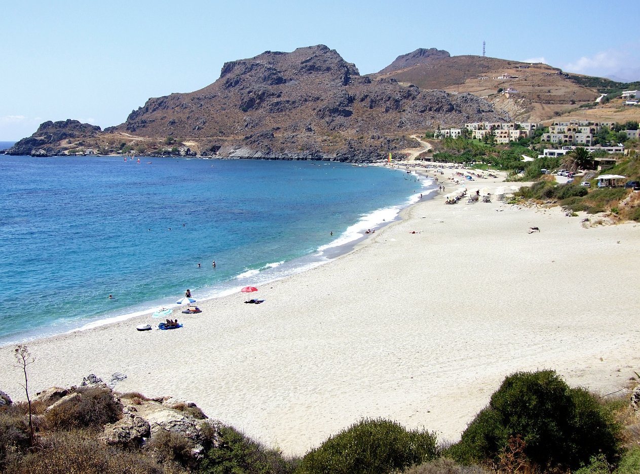 Damnoni Beach, Plakias, Crete 2010 Photo from Amoudi in Rethymno ...