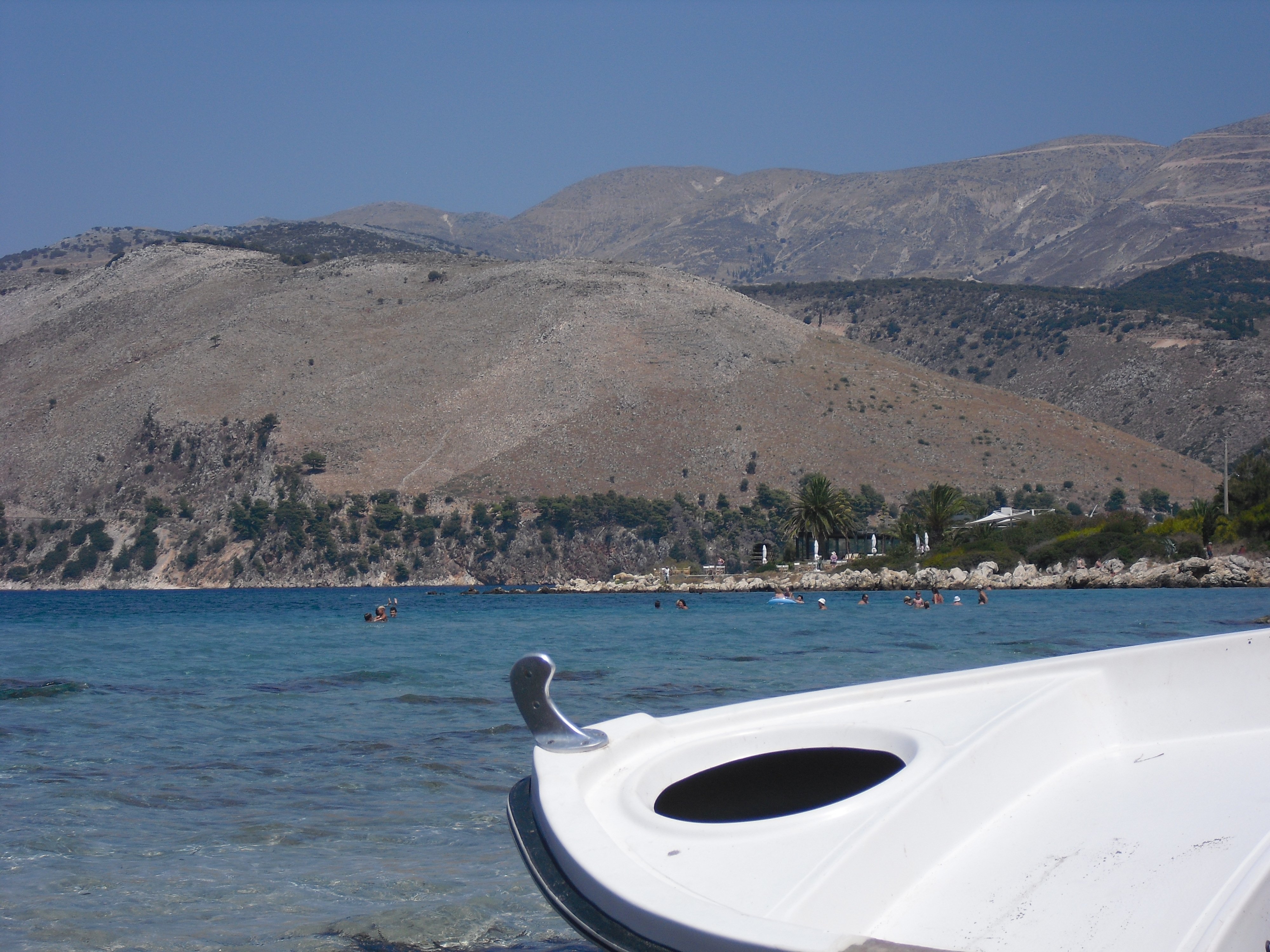 Camping Argostoli beach Photo from Fanari in Kefalonia | Greece.com