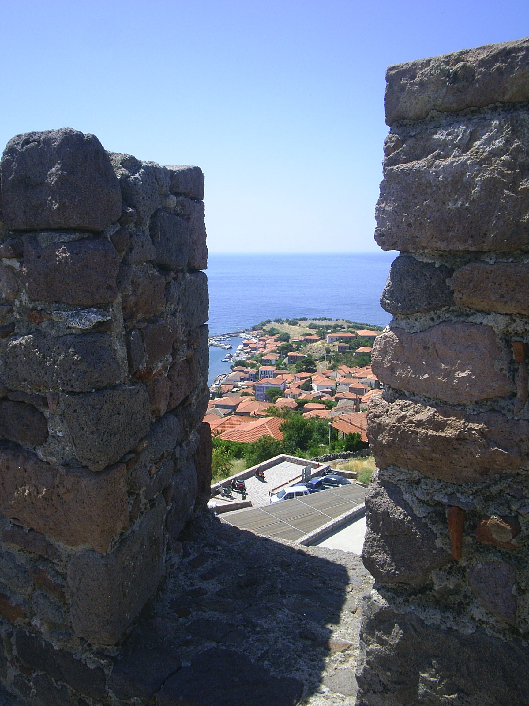From the Castle at Molyvos, Lesbos Photo from Mithymna in Lesvos ...