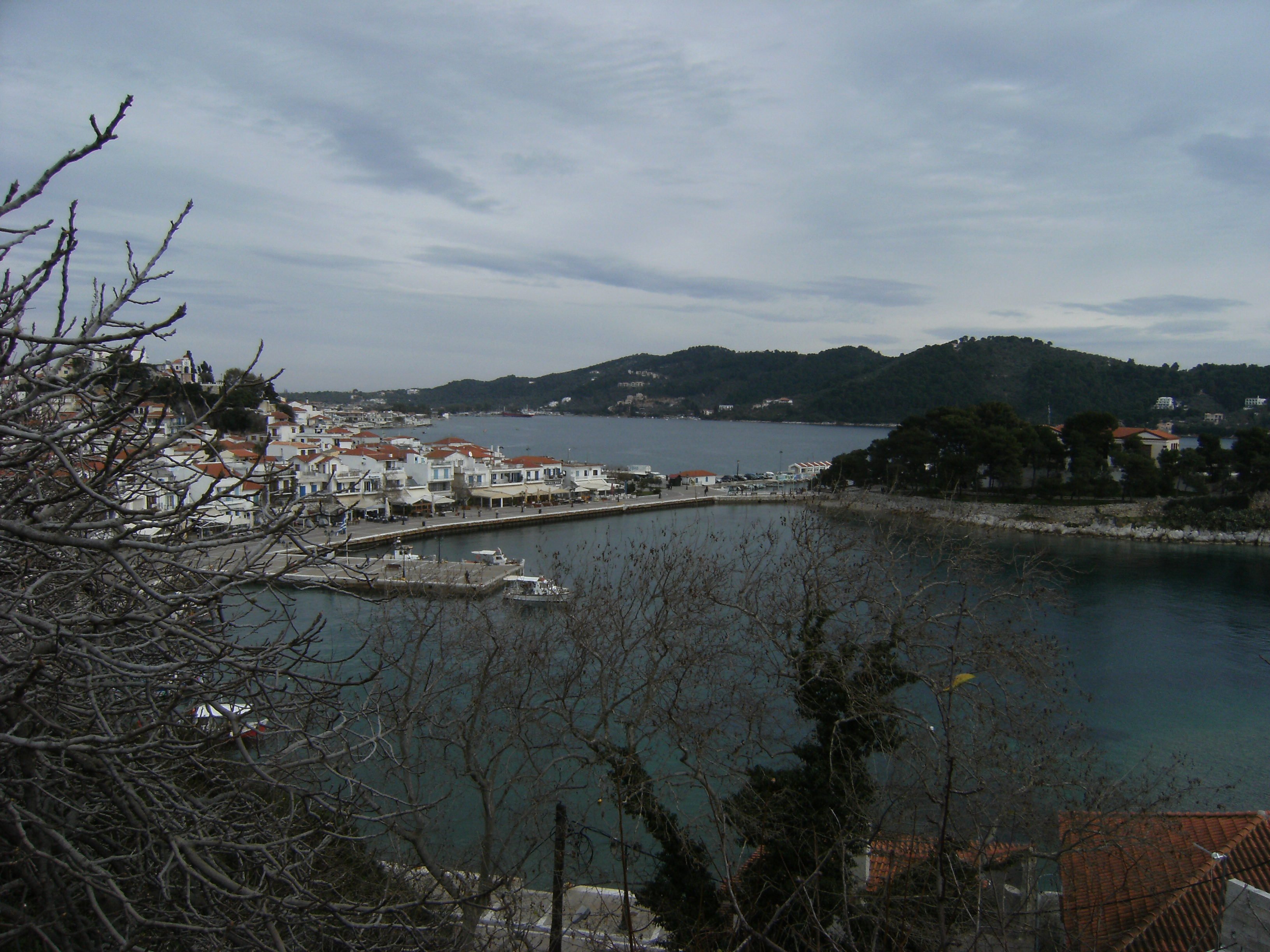 Paralia with Lazareta in the background Photo from Megali Ammos in ...