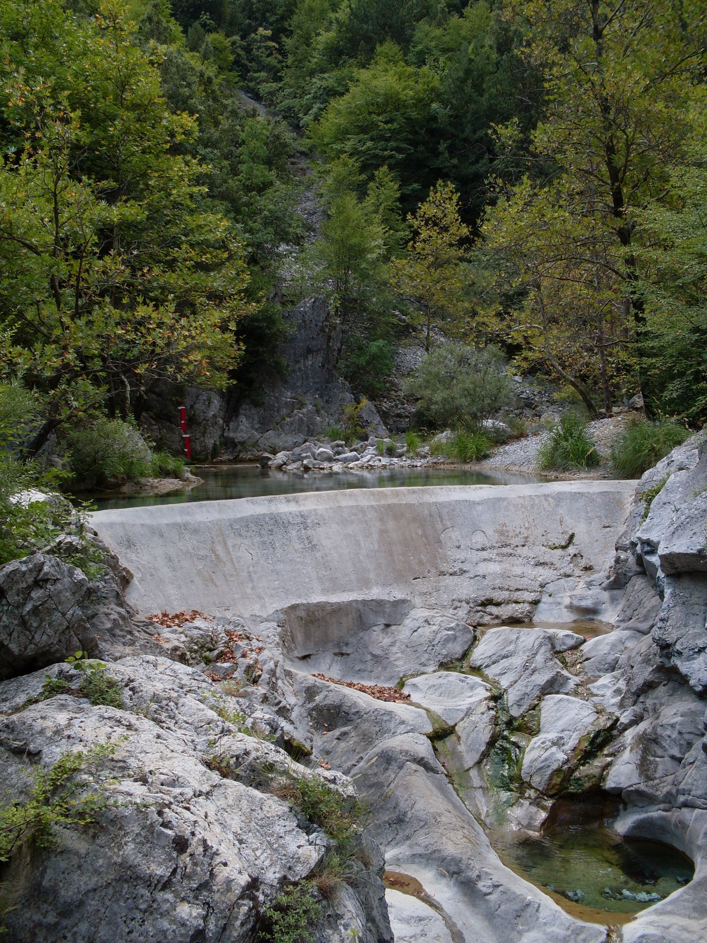 Olympus river waterfall, Bath of Zeus, Epinea Valley Photo from ...