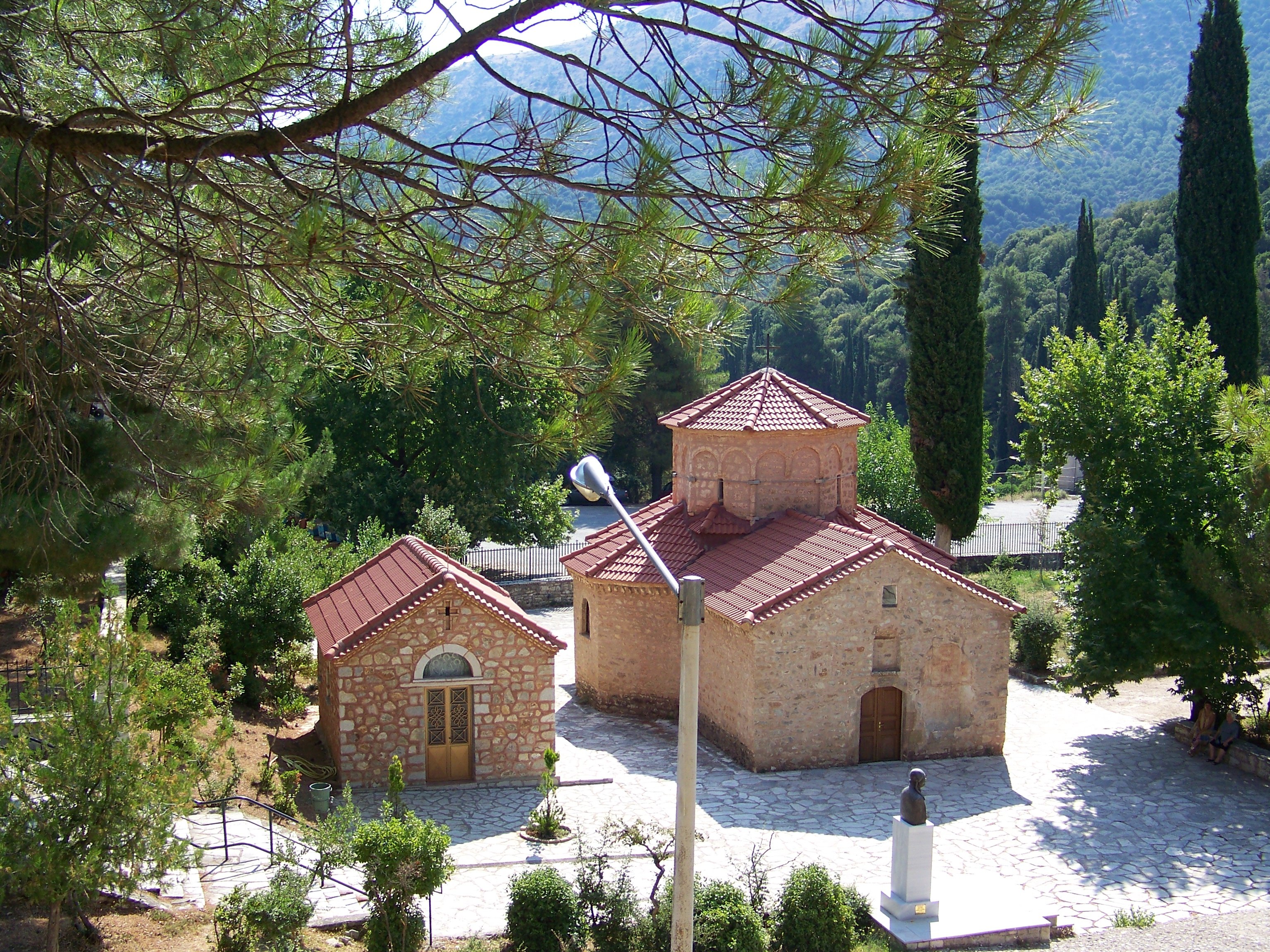 Saint Alexios Orthodox Church at Agia Lavra monastery Photo from Moni ...