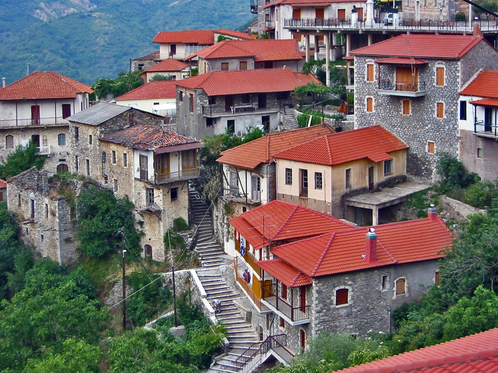 Roof tops in Langadia _ Greece Photo from Lagadia in Arkadia | Greece.com