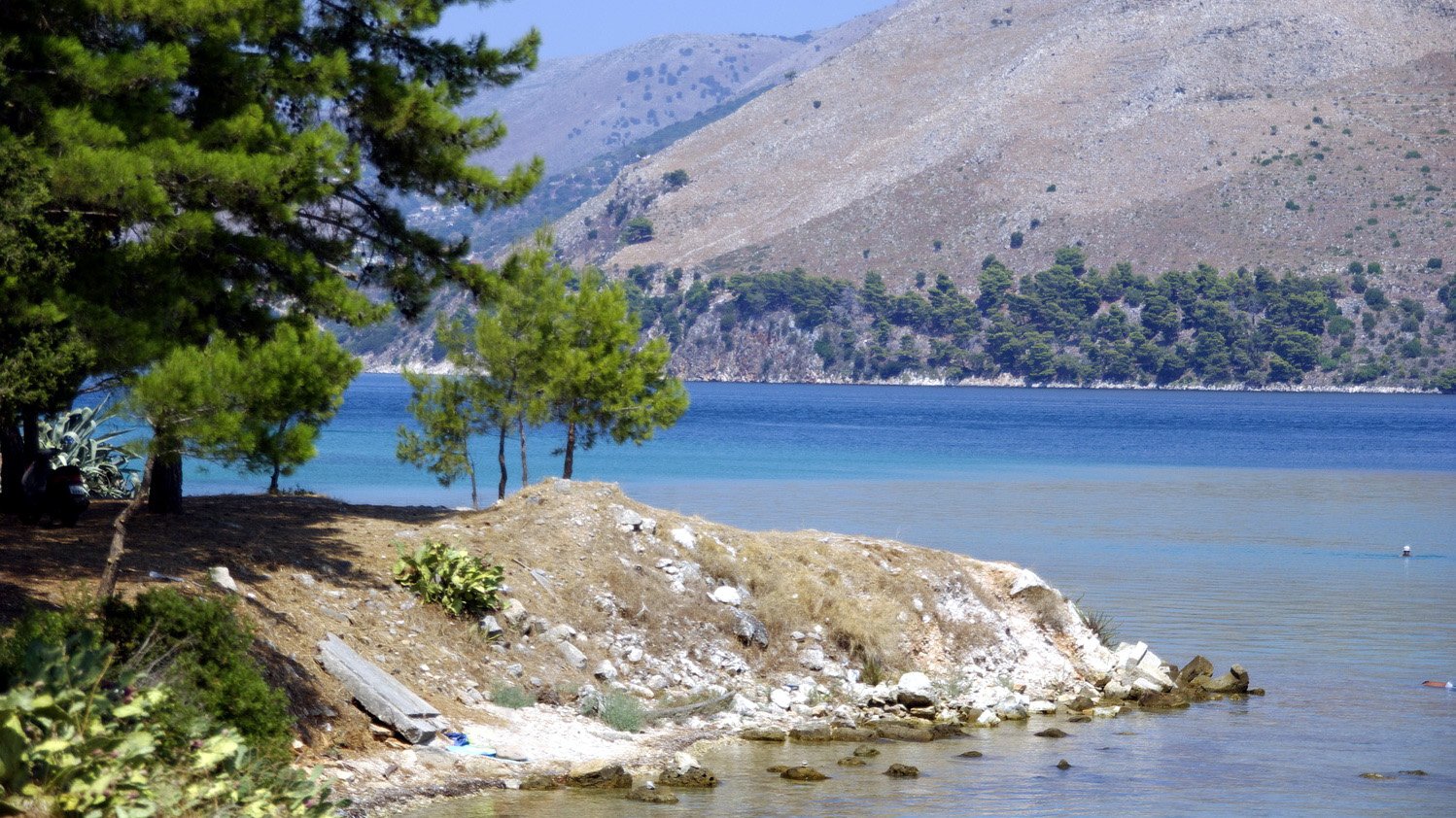 Vista della baia di Argostoli Photo from Fanari in Kefalonia | Greece.com