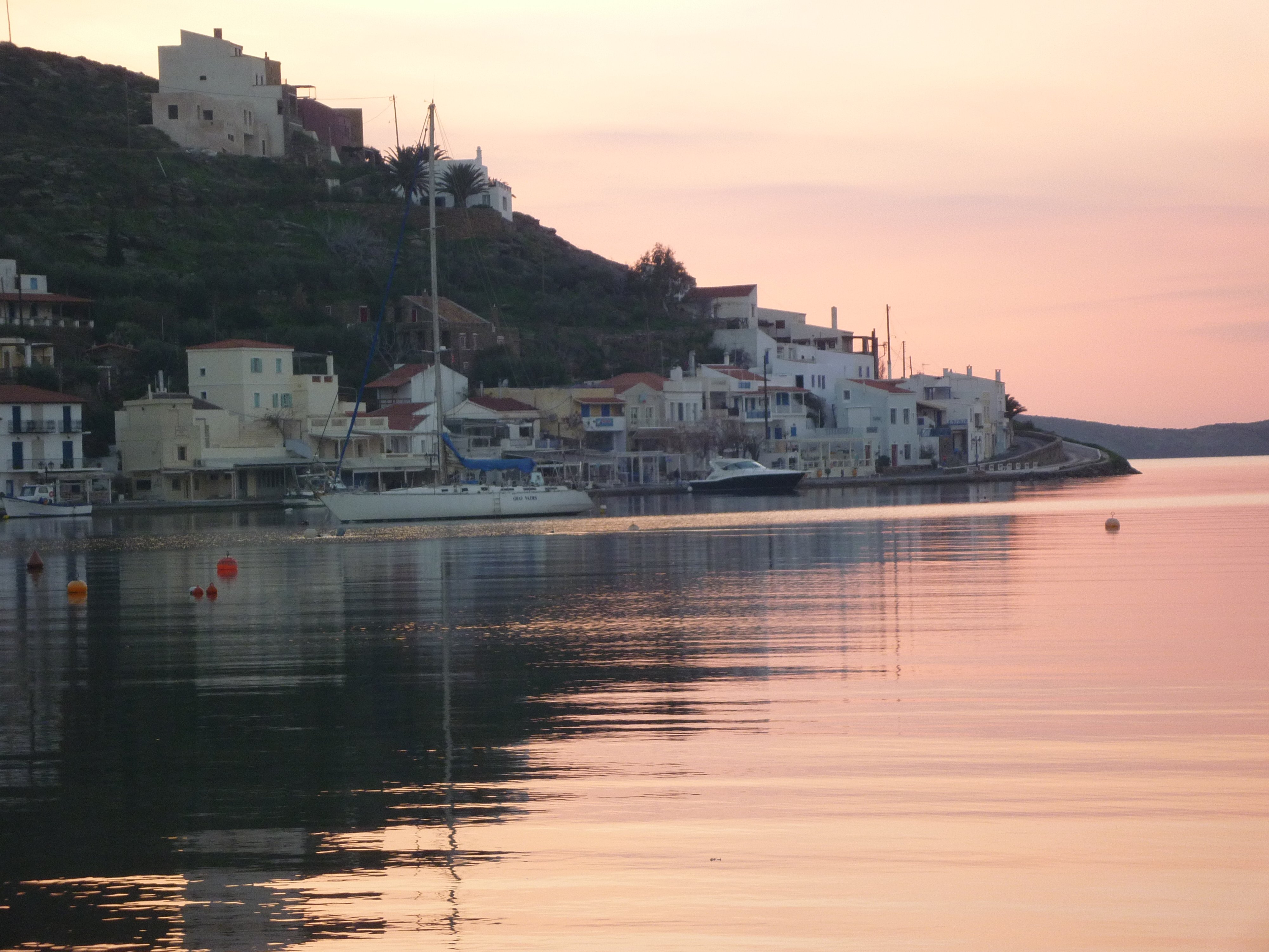 JUST AFTER SUNSET ,VOURKARI,KEA ,GREECE Photo from Vourkari in Kea ...