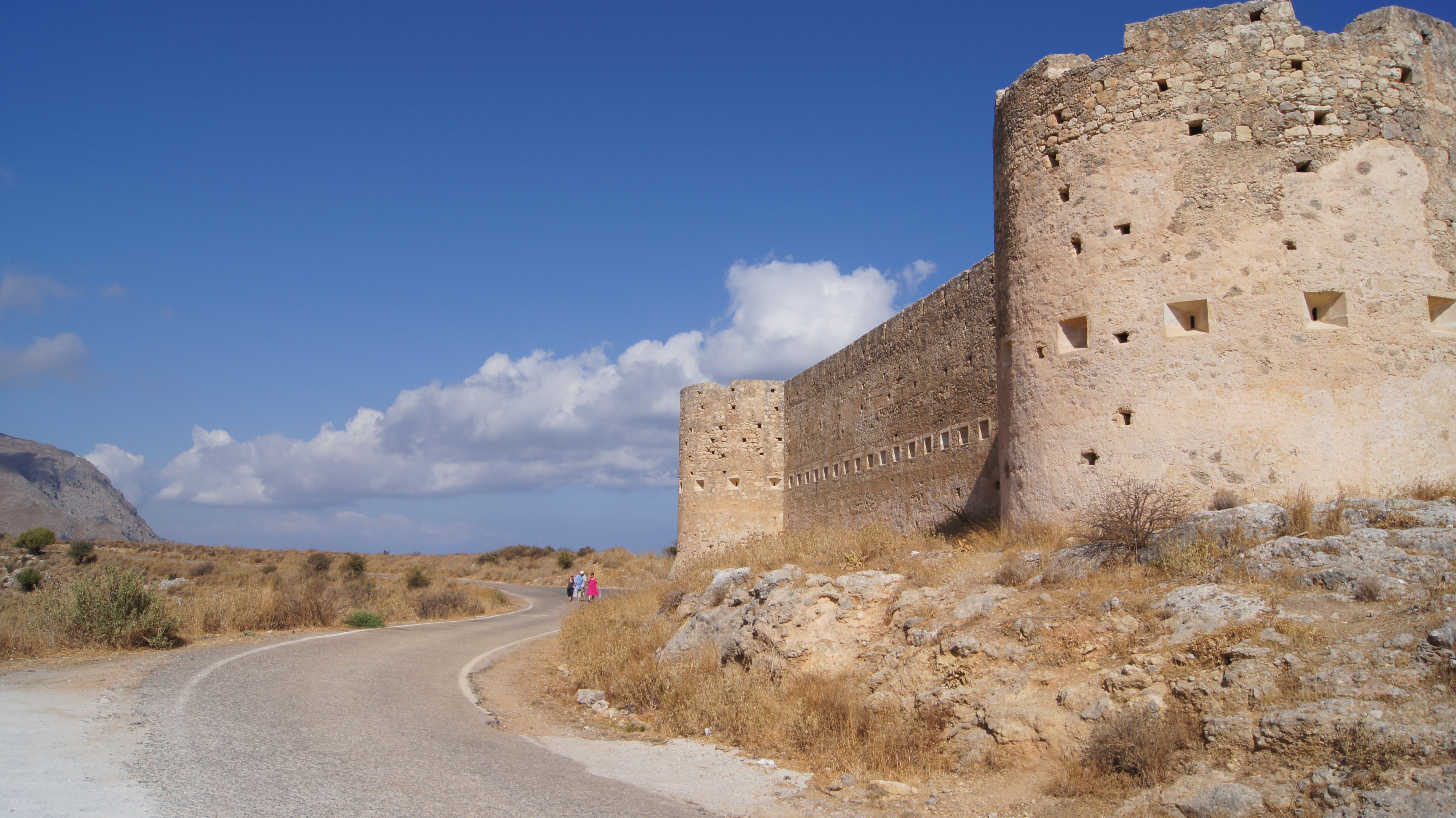 türkische Festung Koule bei Aptera-Kreta (1867) Photo from Kalami in ...