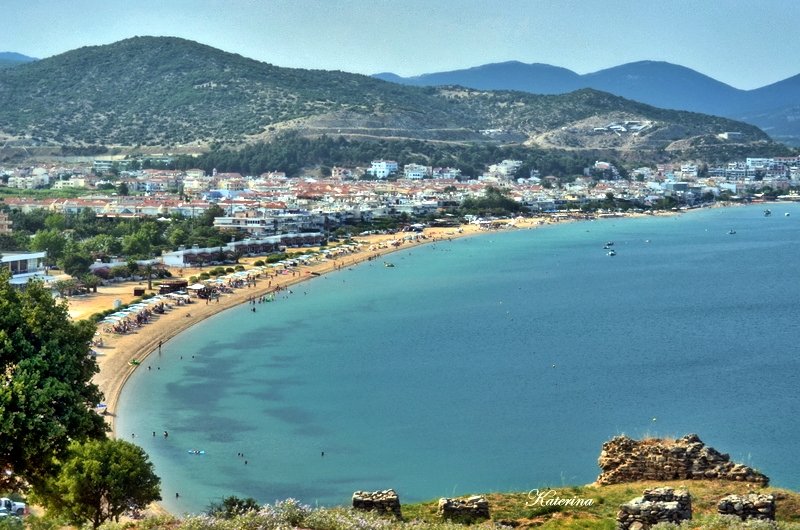 Nea Peramos - blue bay Photo from Eleftheres in Kavala | Greece.com