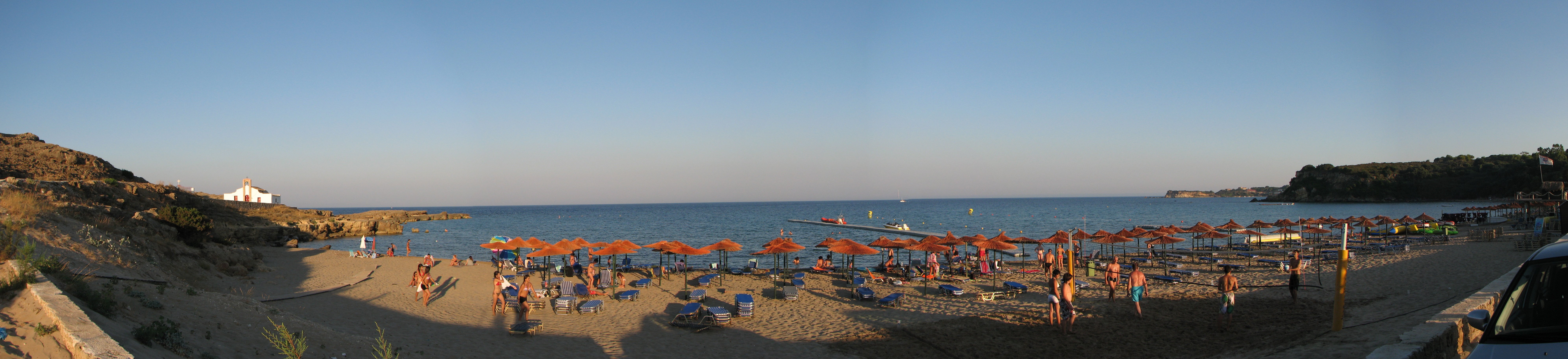 Panoramic view of the St. Nicholas beach, Vassilikos, Zakynthos Photo ...