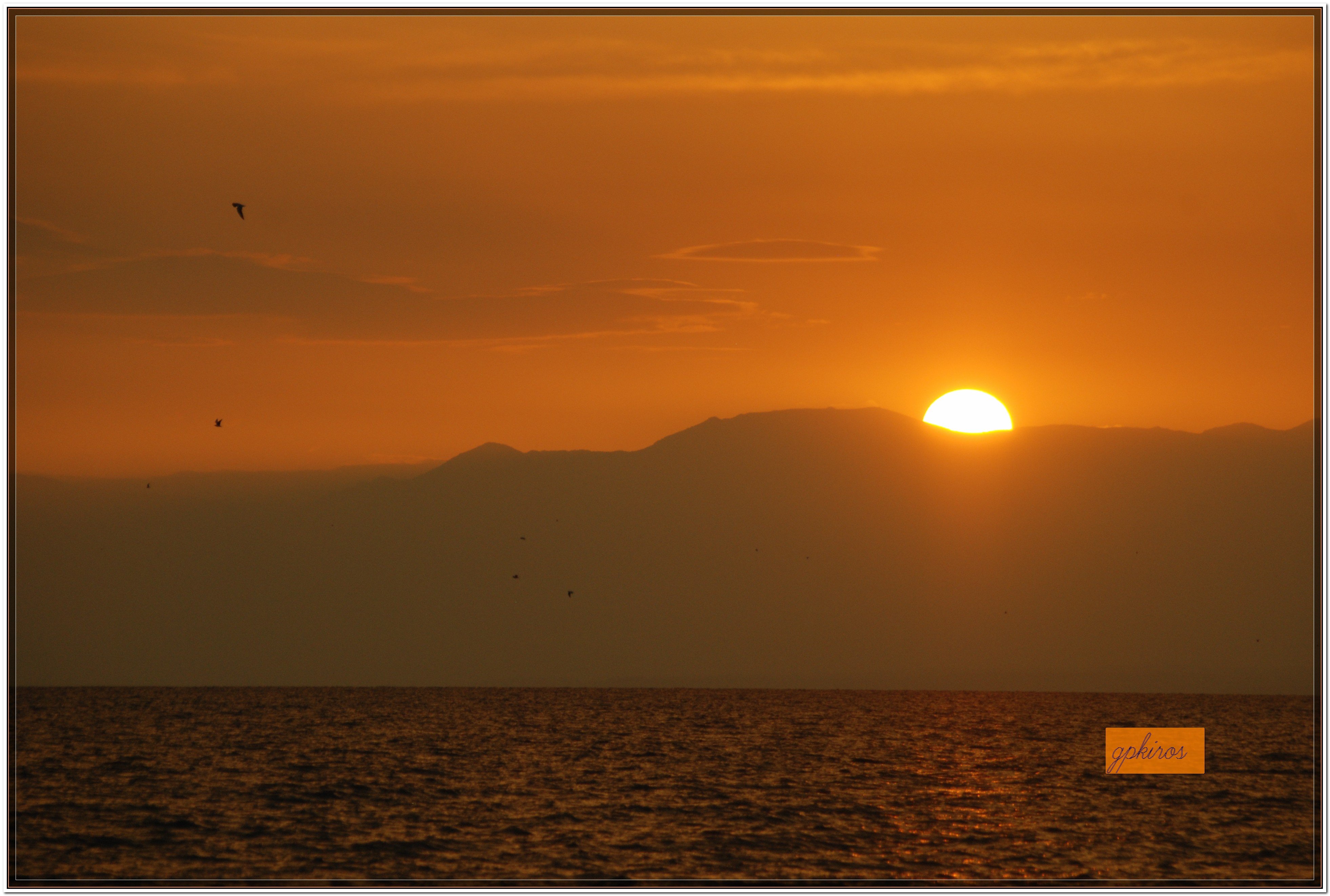 sunset Photo from Epanomi Beach in Thessaloniki | Greece.com