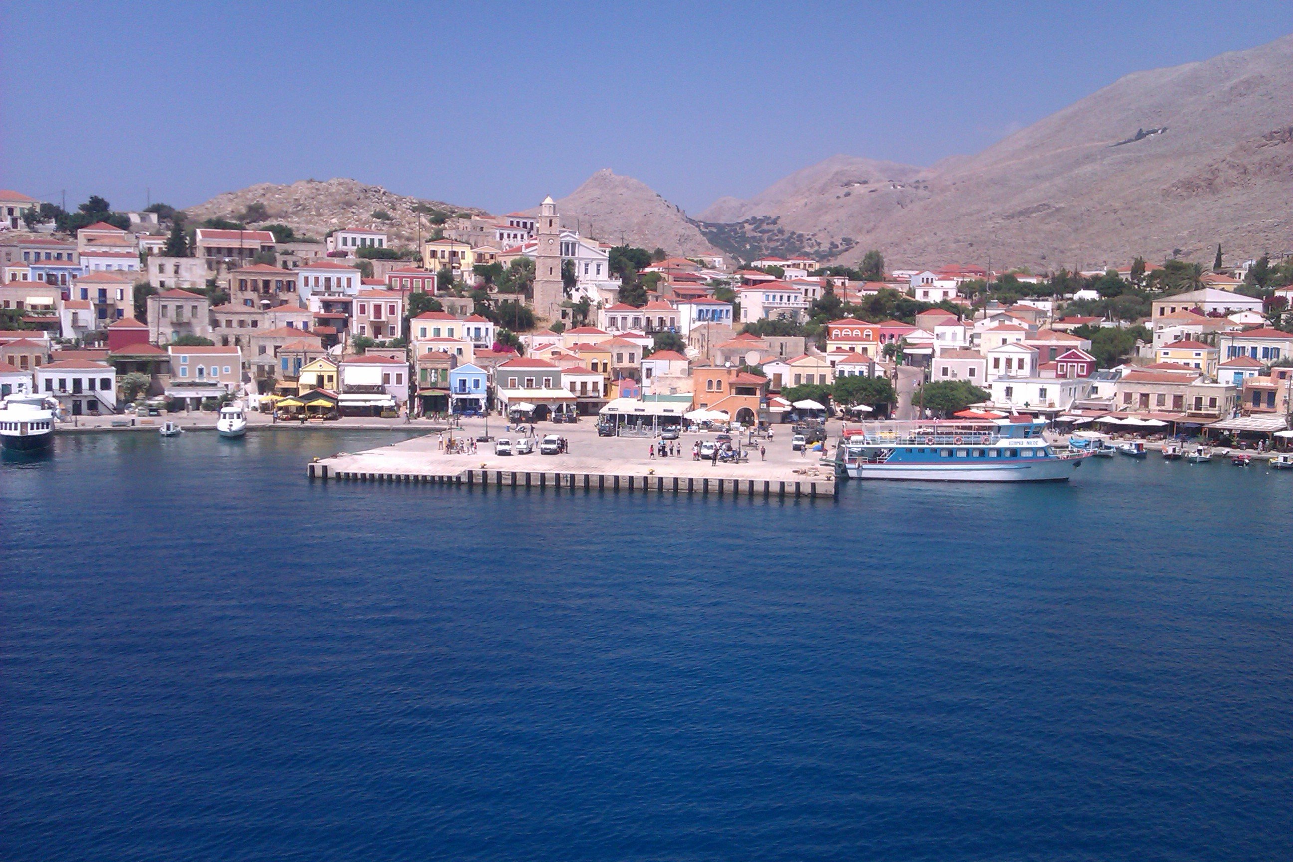Halki's port Photo from Chalki in Halki | Greece.com
