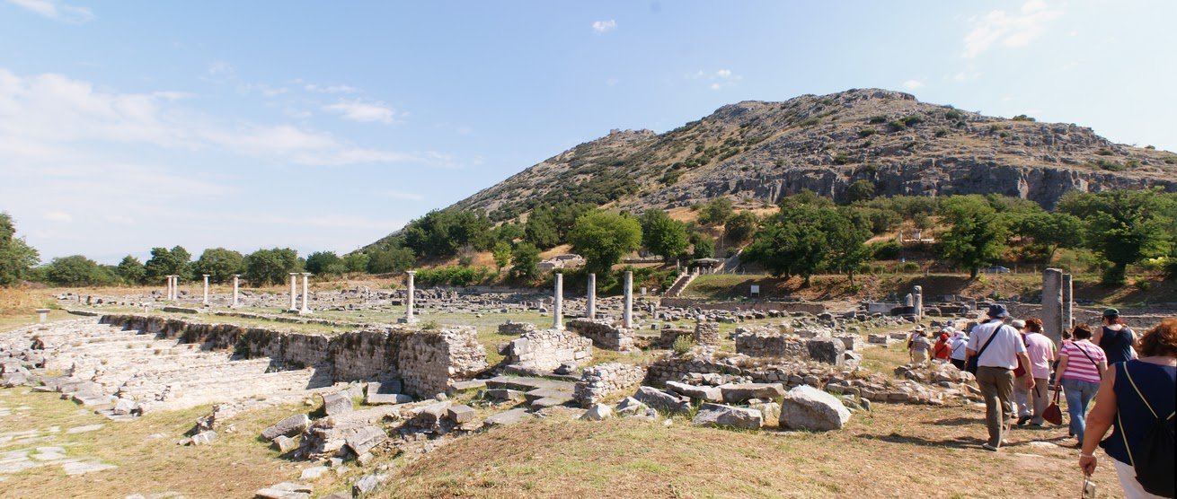 Foro y mercado en la ciudad de Filipo Macedonia Grecia Photo from ...